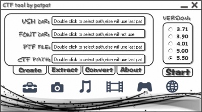 CTF Tool GUI v2 : Convertissez vos thèmes 5.00 M33 en 5.50 GEN ...