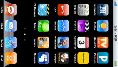 IvEr PSP v5.00: une grosse mise à jour du portail iphone - GAMERGEN.COM