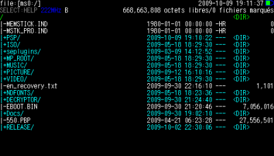PSP Filer v6.3 : une petite mise à jour pour cet utilitaire ...