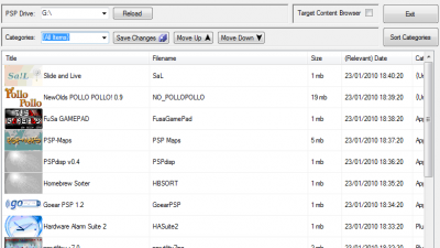 pspHBSortTool v2 - Classez vos homebrew pour Game Categories - GAMERGEN.COM