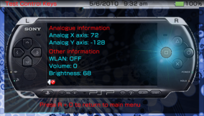 PSP Keys Test v3 - L'homebrew de test des touches est mis à jour ...