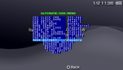 Ultimate VSH menu 1.03 - GAMERGEN.COM